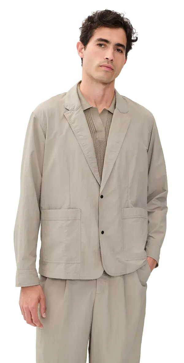 AUTO-REPLY Nylon Beach Blazer - Pumice