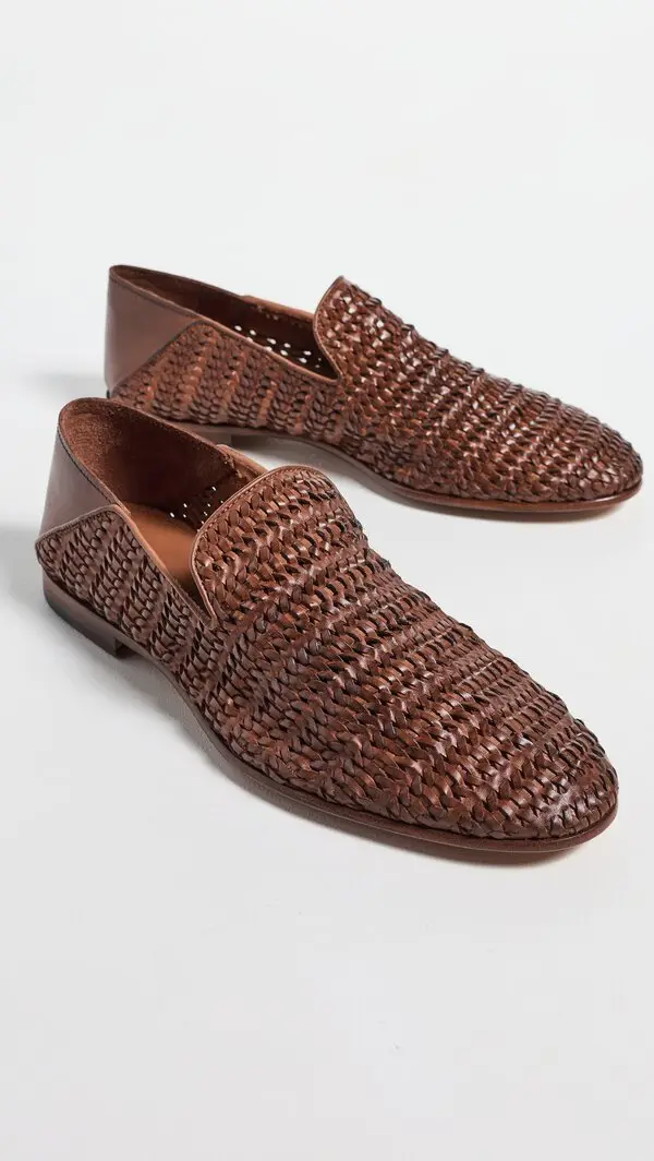 Allen Edmonds Portofino Woven Leather Loafers