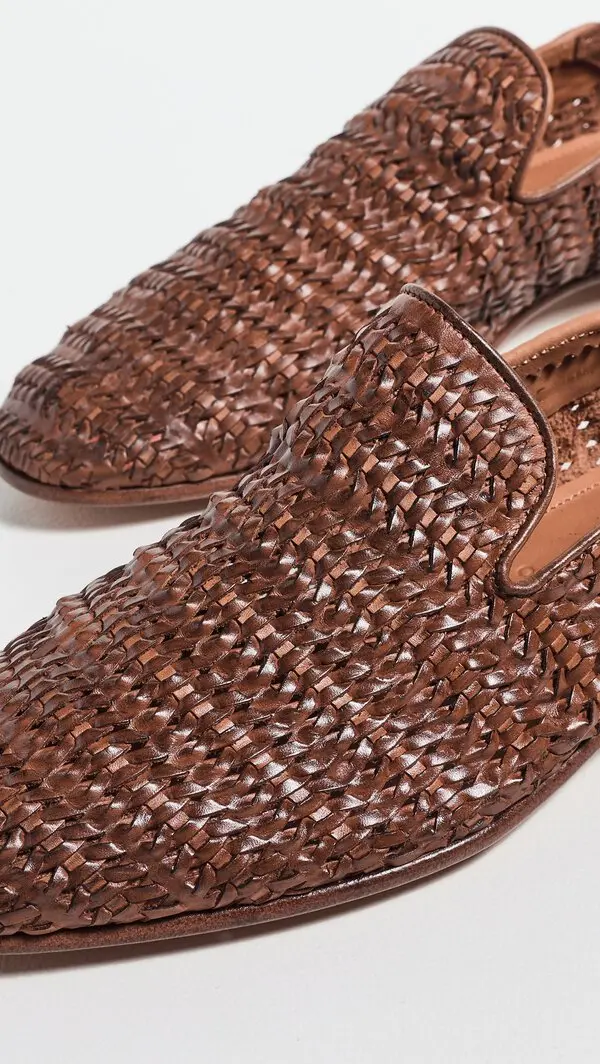 Allen Edmonds Portofino Woven Leather Loafers