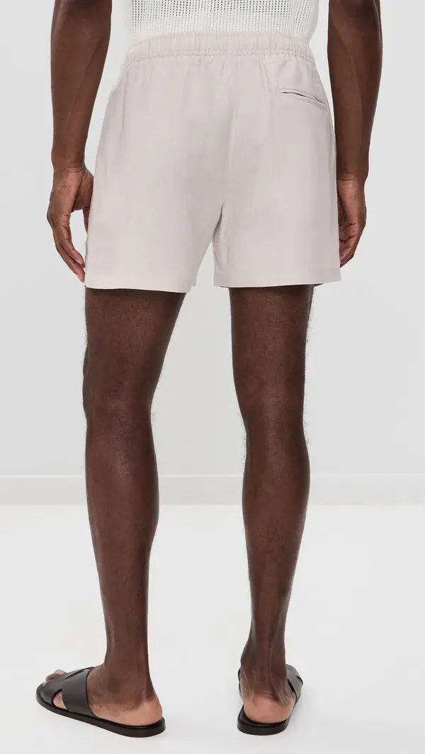 AUTO-REPLY Linen Blend Shorts - Sand