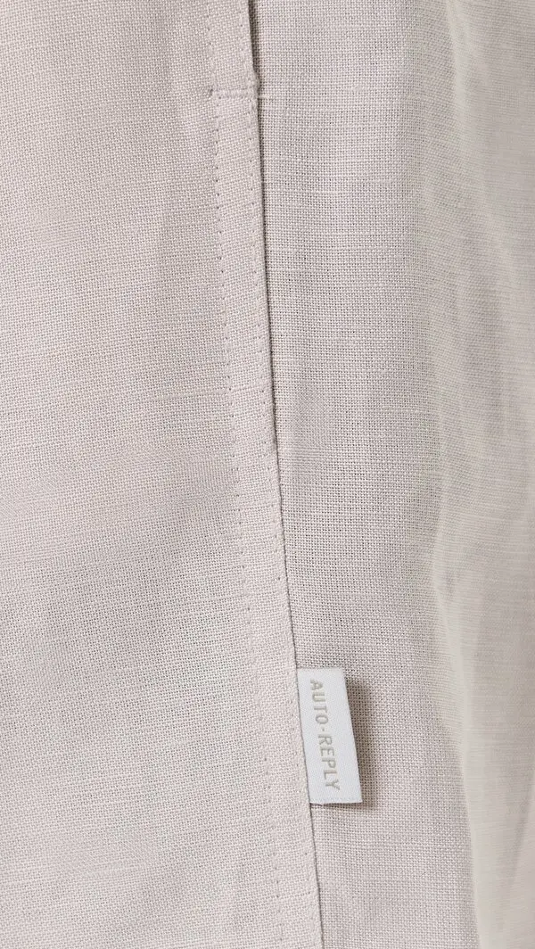 AUTO-REPLY Linen Blend Shorts - Sand
