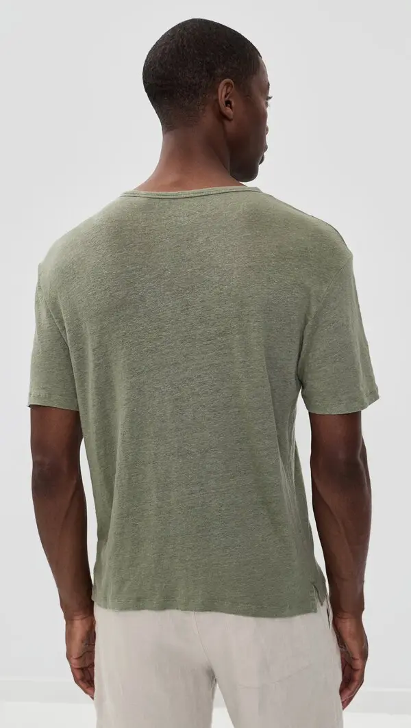 ALEX CRANE Linen Sun Tee - Jade