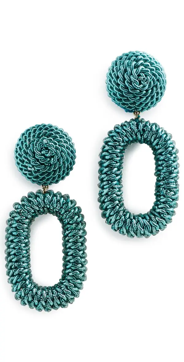 Deepa Gurnani Roula Dangle Earrings - Turquoise