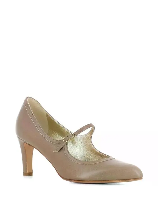 ANTONIO BARBATO MAESTRI VENEZIANI 70mm Leather Heeled Pumps - Neutrals