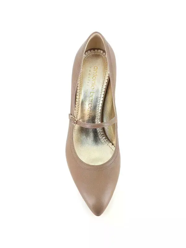 ANTONIO BARBATO MAESTRI VENEZIANI 70mm Leather Heeled Pumps - Neutrals