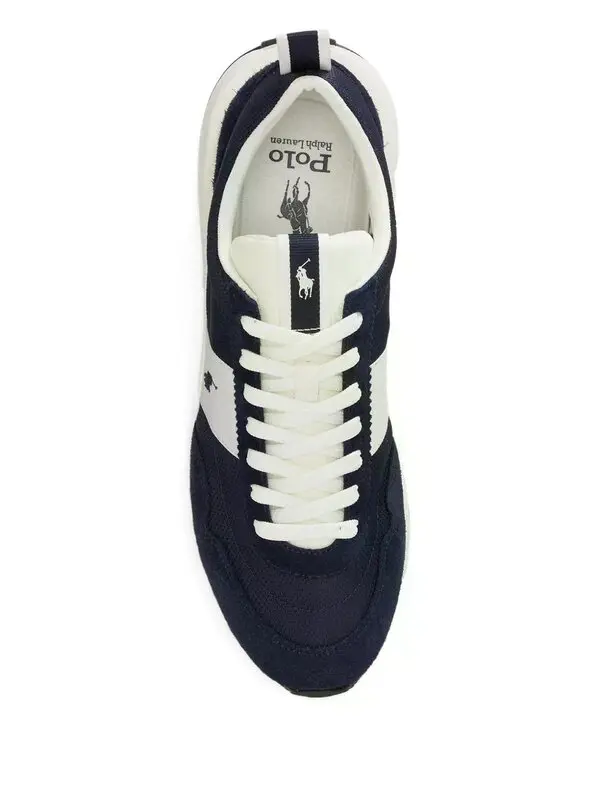 Polo Ralph Lauren Train 89 Rib-stripe Sneakers - Blue