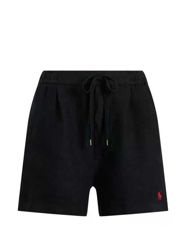 Polo Ralph Lauren Logo-embroidered Drawstring Shorts - Black