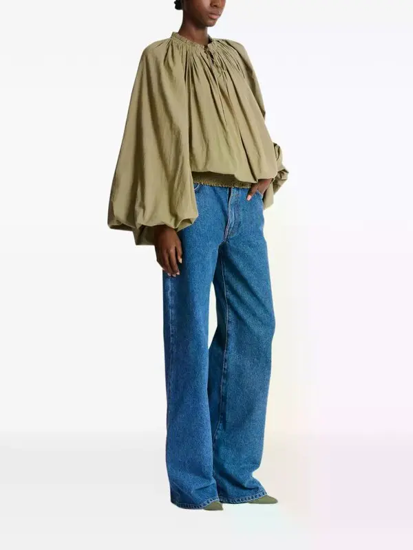 Balmain Balloon-sleeve Blouse