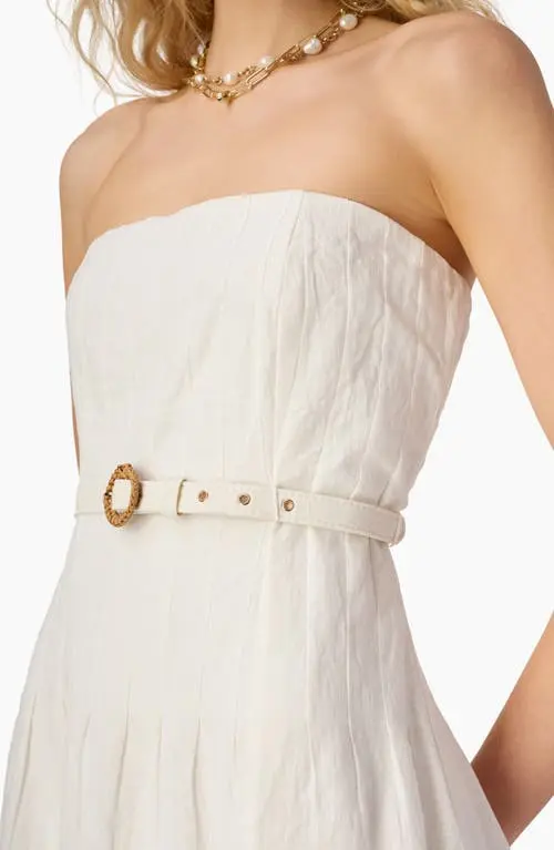 Cami Nyc Yena Strapless Linen Dress