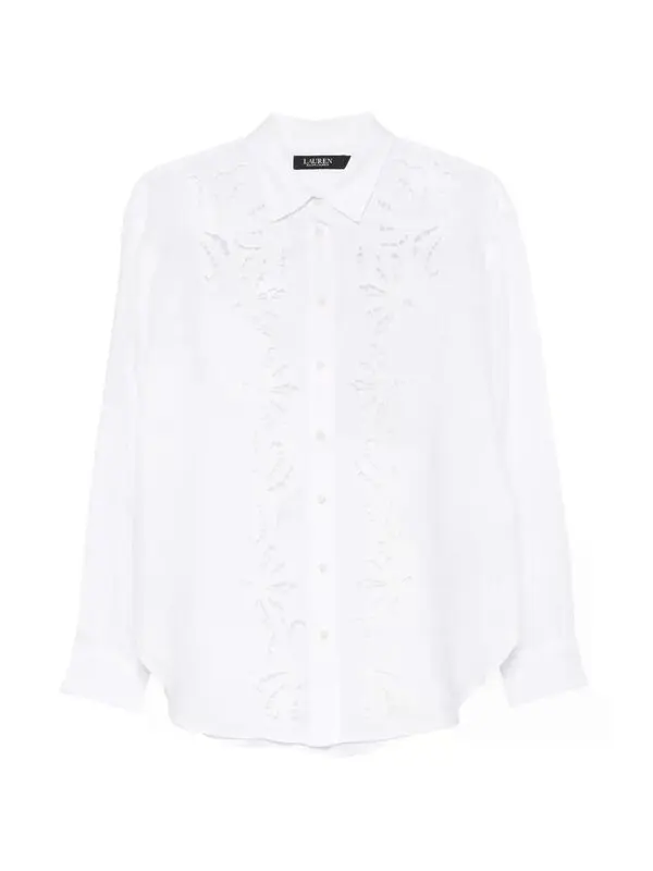 Ralph Lauren Broderie-anglaise Shirt - White