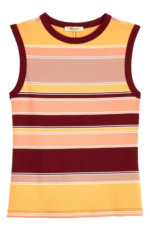 Madewell Compact Cotton Shell Tank - Mango