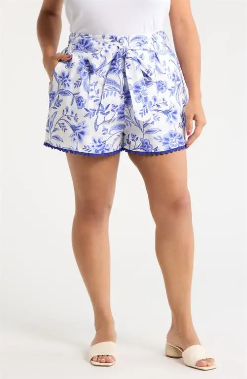SUGARLIPS Maeve Belted Floral Shorts