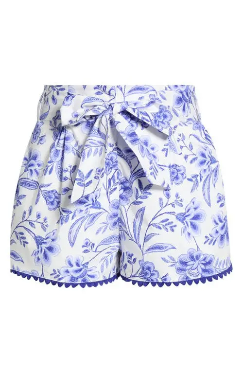 SUGARLIPS Maeve Belted Floral Shorts