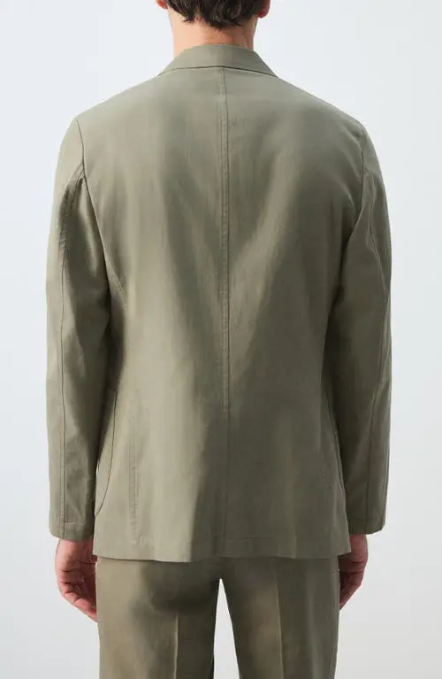 Mango Slim Fit Blazer - Green