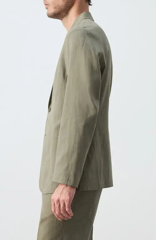 Mango Slim Fit Blazer - Green