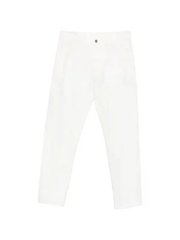DONDUP Oliver Straight-leg Trousers - White