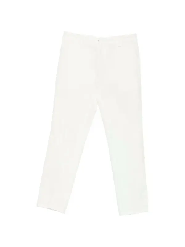 DONDUP Gaubert Pressed-crease Tailored Trousers - White