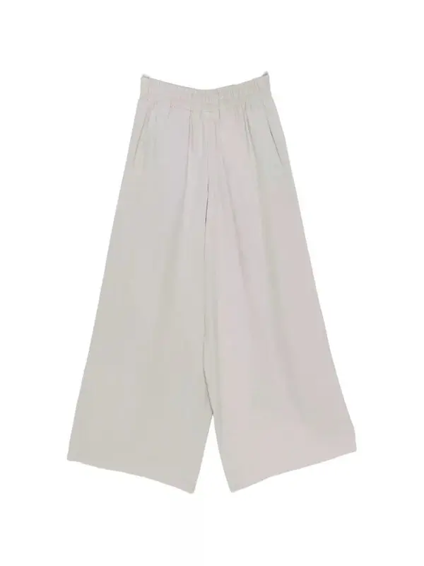 DRYKORN Ceiling Elasticated-waistband Wide-leg Palazzo Pants - Grey