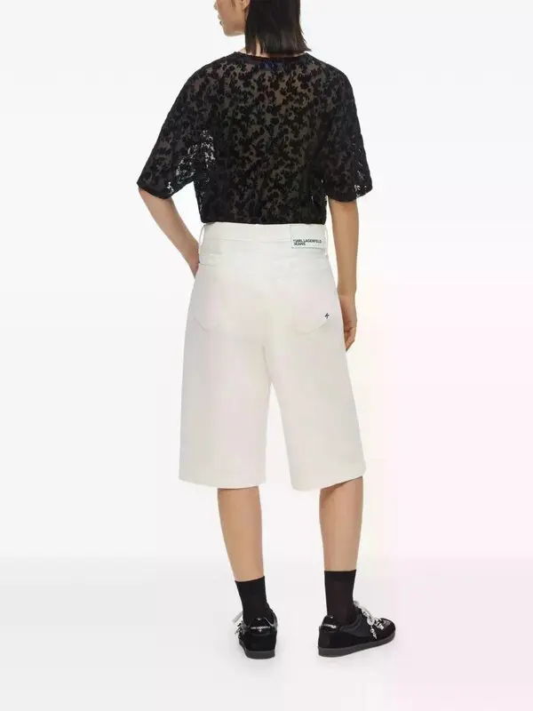 Karl Lagerfeld Denim Bermuda Shorts