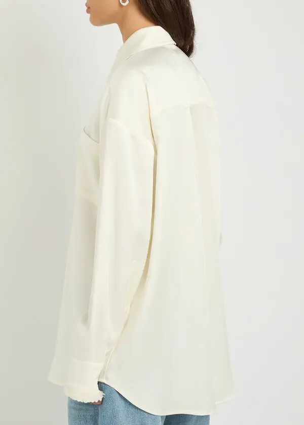 Stella McCartney Embellished Satin-crepe Shirt