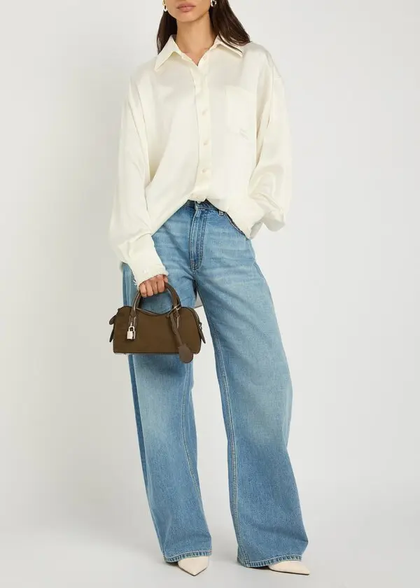 Stella McCartney Embellished Satin-crepe Shirt