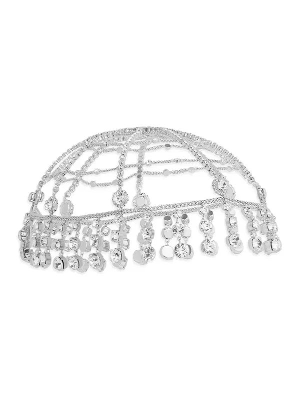 Rabanne Crystal-embellished Headband - Silver