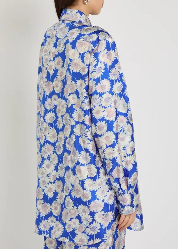 Stella McCartney Floral-print Silk Shirt