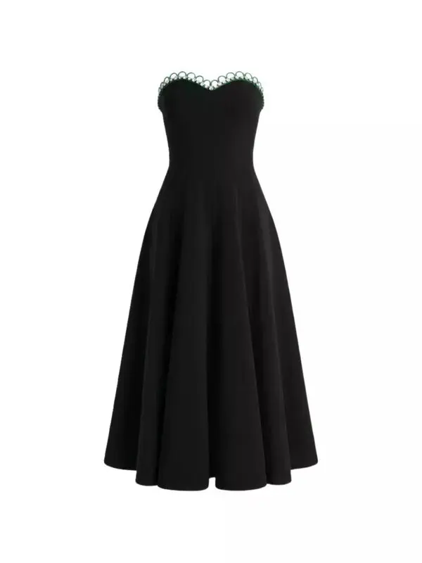 NAFSIKA SKOURTI Crystal-embellished A-line Dress