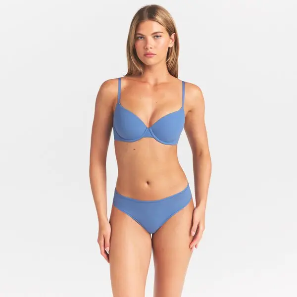 SKIMS Thong | Blue | Large | Fits Everybody - Arctic