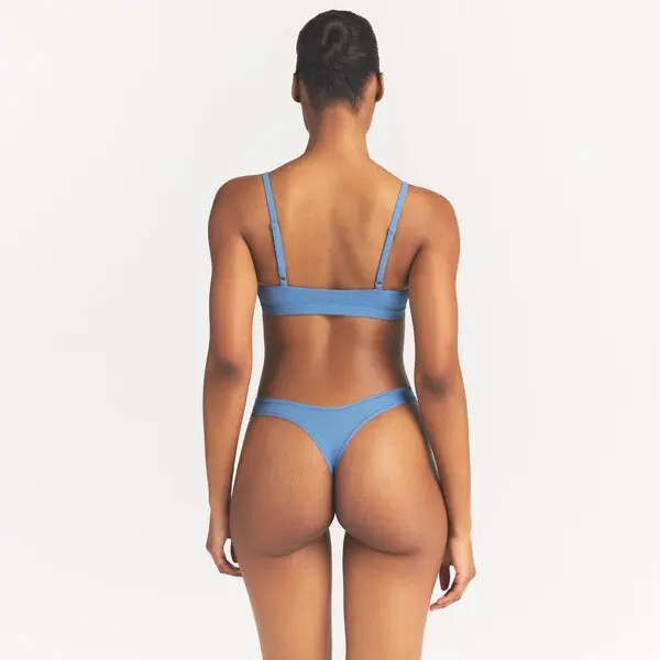 SKIMS Triangle Bralette | Blue | | Fits Everybody