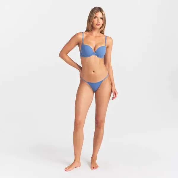 SKIMS T String Thong | Blue | | Fits Everybody - Arctic