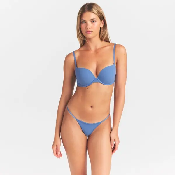 SKIMS T String Thong | Blue | | Fits Everybody