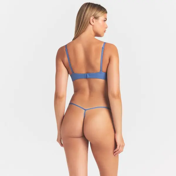 SKIMS T String Thong | Blue | | Fits Everybody