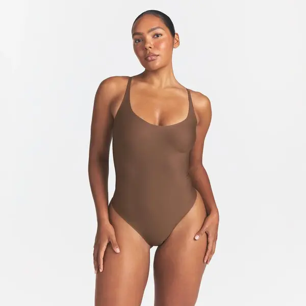 SKIMS Scoop Low Back Thong Bodysuit - Jasper