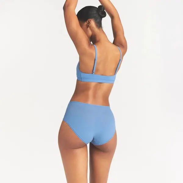 SKIMS Full Brief | Blue | Small | Fits Everybody - Arctic