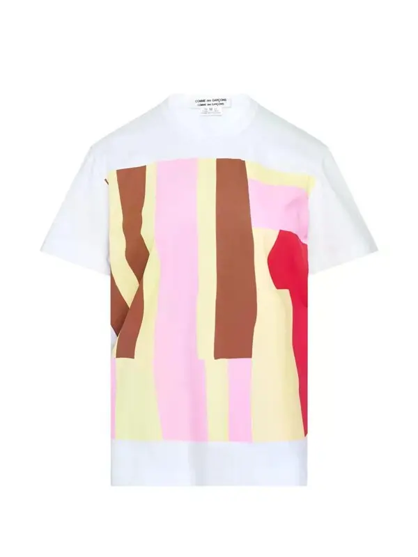 Comme Des Garçons Graphic-print T-shirt - White