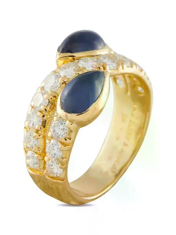 Van Cleef & Arpels Sapphire And Diamond 18k Yellow Ring - Gold