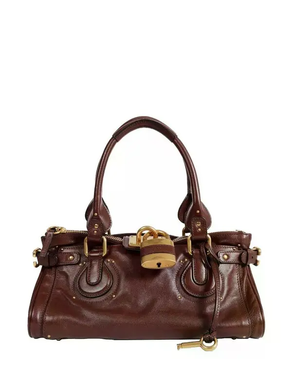 Chloé Paddington Leather Shoulder Bag - Brown