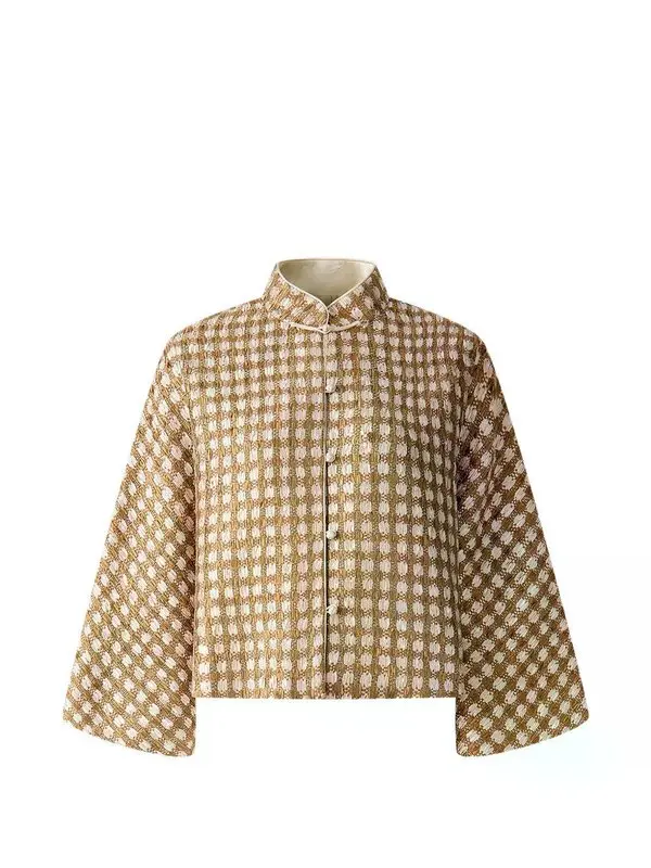 Shanghai Tang Tang Textured Jacket - Gold
