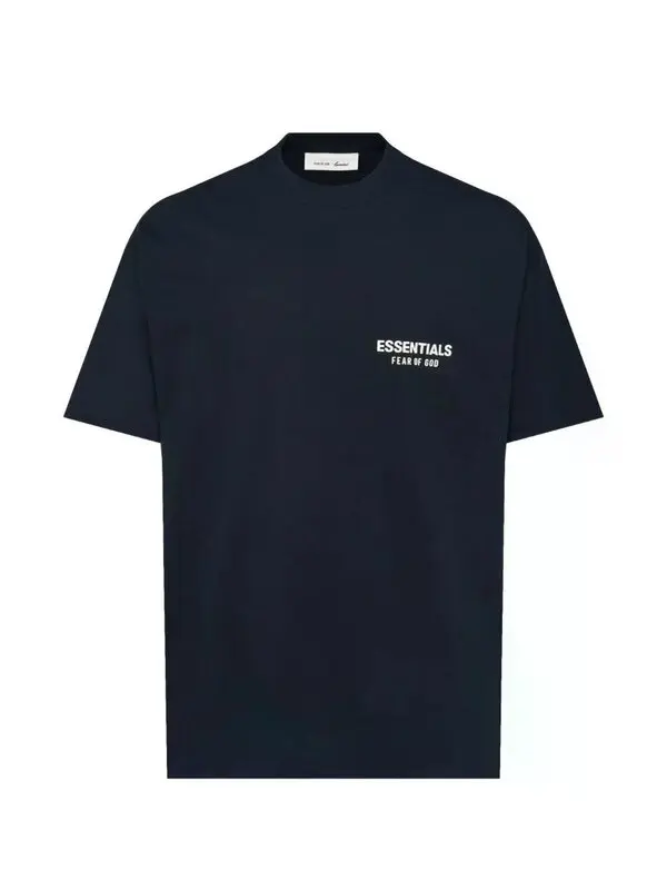 Fear Of God Classic Logo-print Cotton T-shirt - Black