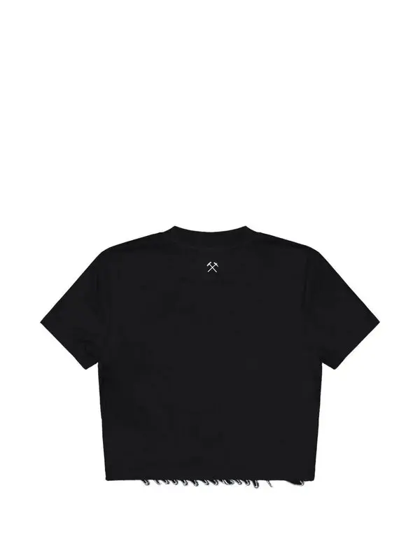 GMBH Masallah Embroidered-hem T-shirt