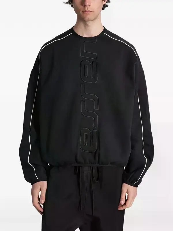 Fear Of God Essentials Logo-embossed Sweater - Black