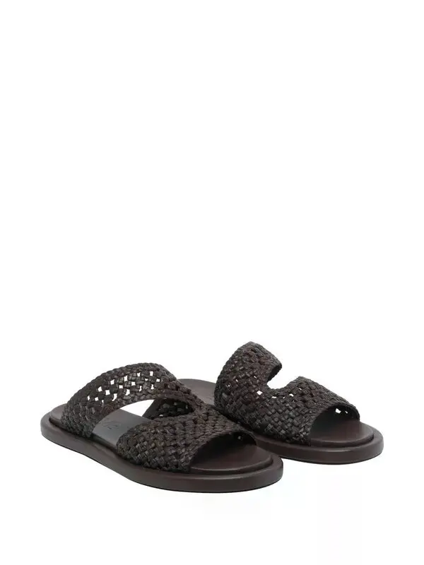POEVE Delphine Woven Leather Sandals