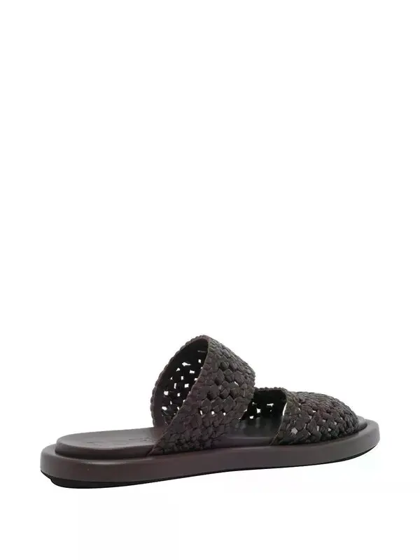 POEVE Delphine Woven Leather Sandals