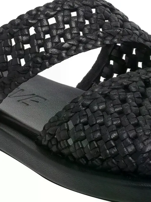 POEVE Delphine Woven Leather Sandals