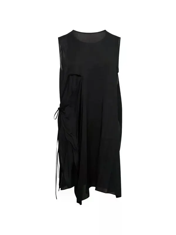 Yohji Yamamoto Double-layer Top - Black
