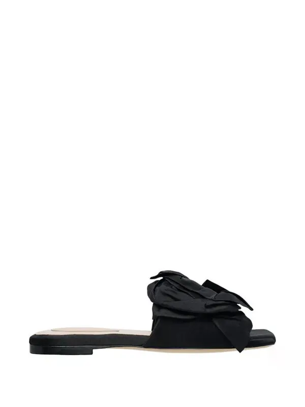 Simone Rocha Pressed Rosette Sandals - Black