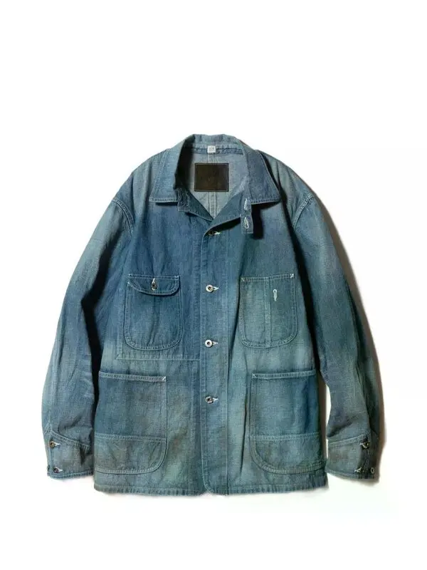 TAIGA TAKAHASHI Chinstrap Coverall Jacket - Blue