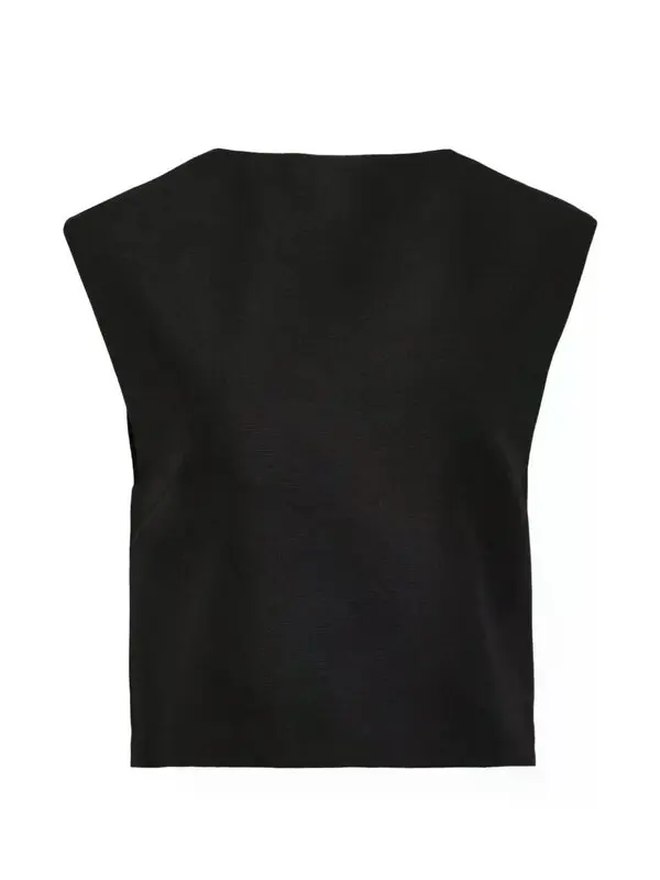 JIL SANDER Grain De Poudre Top - Black