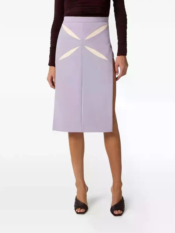 Elisabetta Franchi Split-detail Midi Skirt
